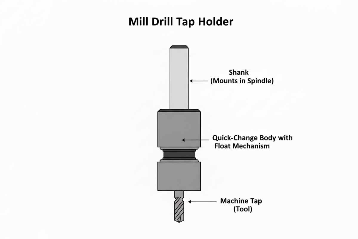Mill Drill Machine Tap Holder | RongFu Glossary