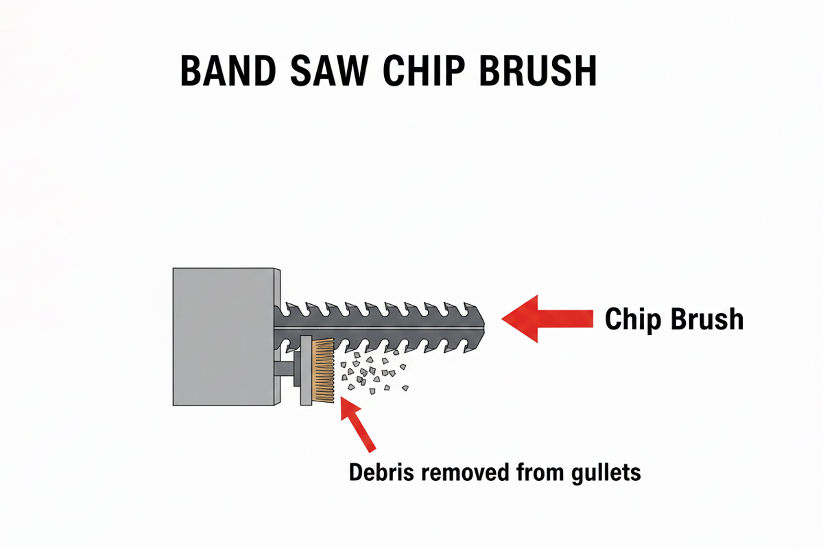 Band Saw Chip Brush | RongFu Glossary