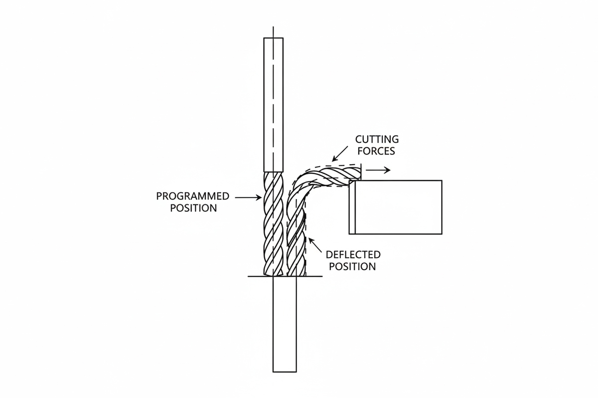 Mill Drill Tool Deflection Compensation | RongFu Glossary