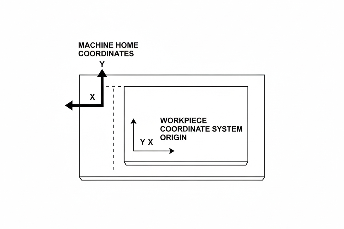 Mill Drill Work Coordinate System Setting | RongFu Glossary